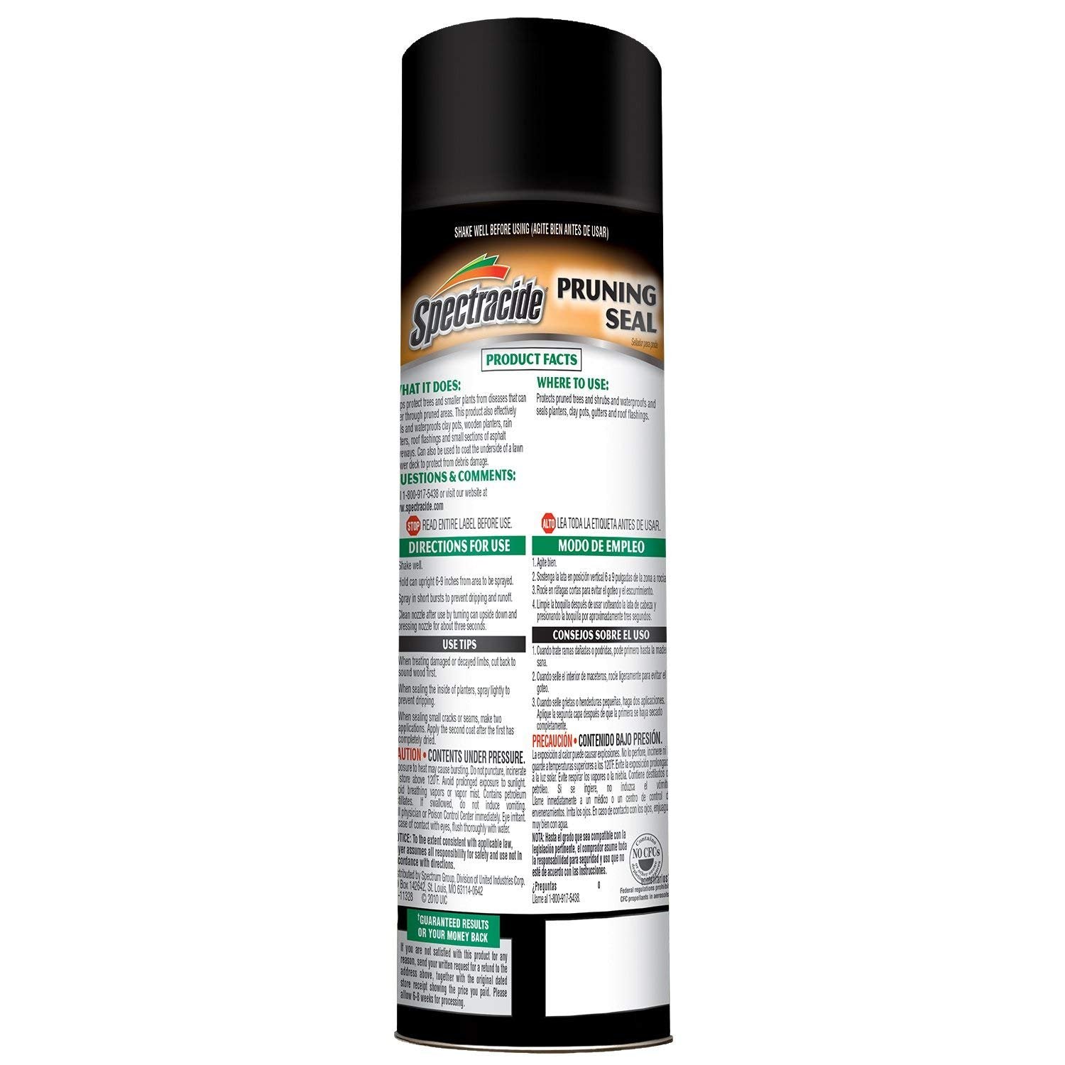 Spectracide Pruning Seal Protects Tree & Shrub Limbs Aerosol Spray 13o