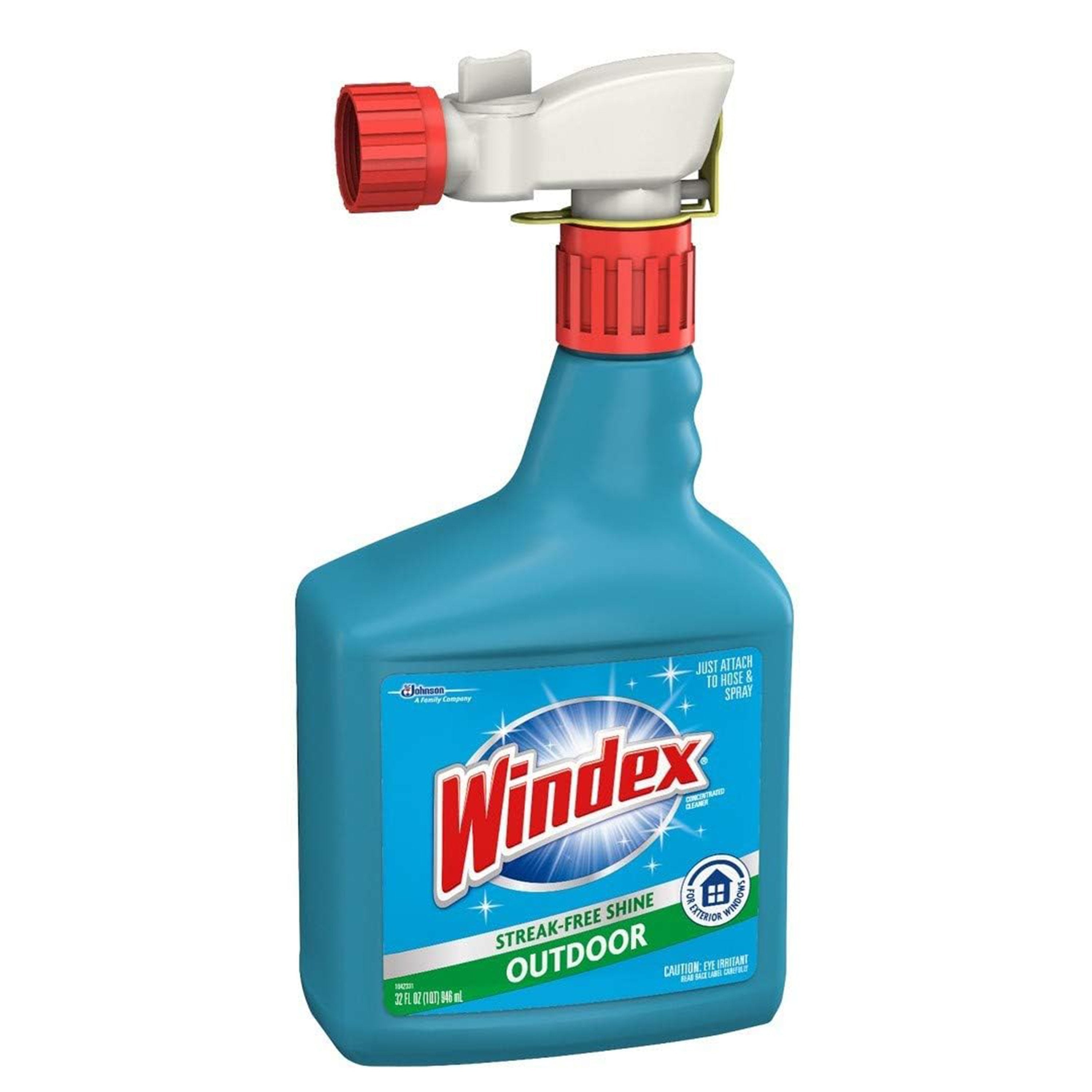 Windex No Scent Outdoor Glass Cleaner Liquid 32 oz
