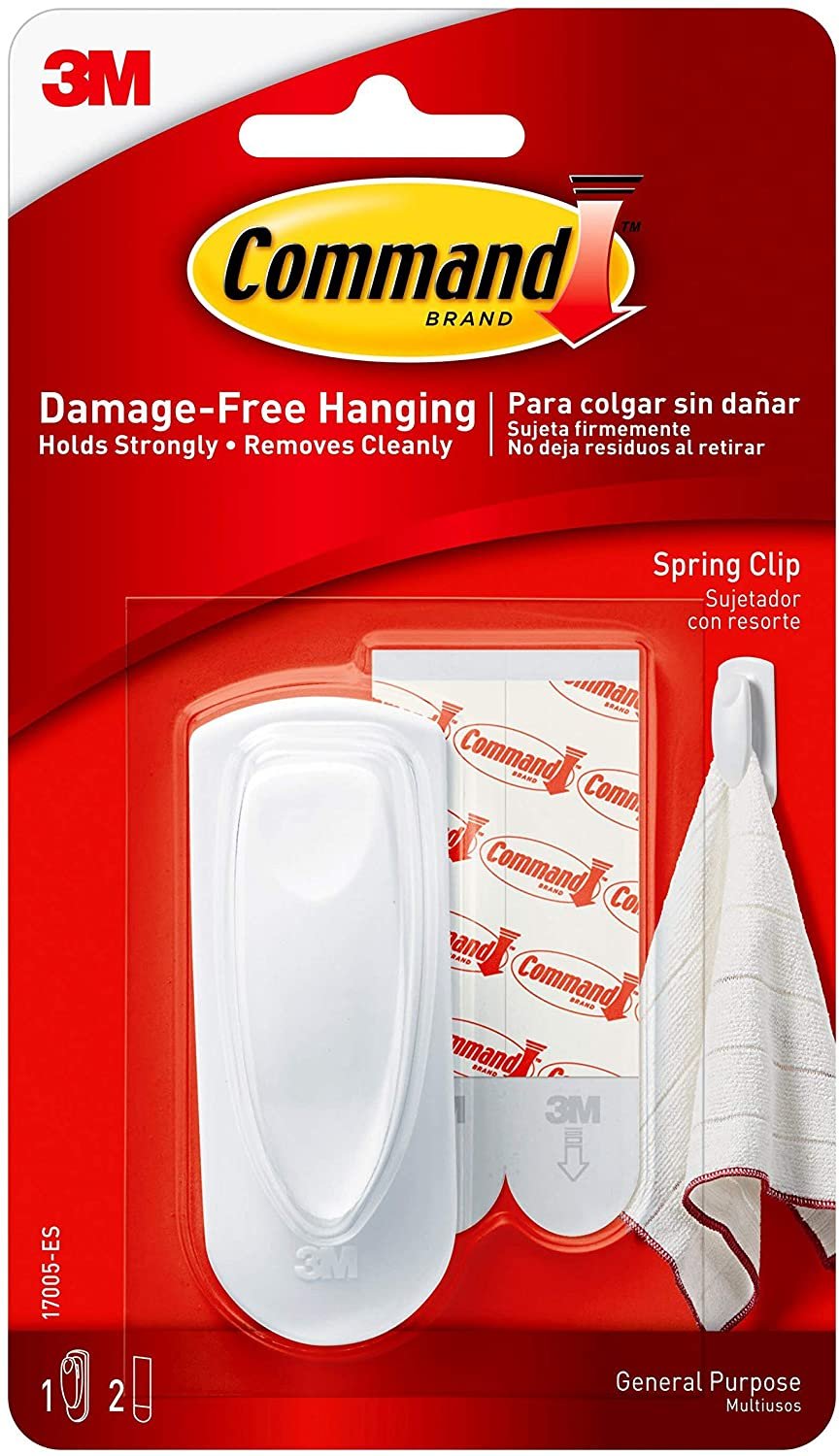 Command Medium Plastic Clip 3 in. L 1 pk