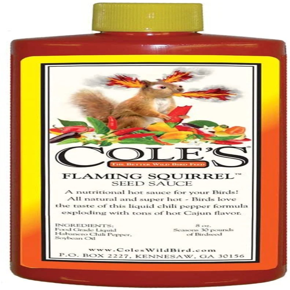 Cole's Flaming Squirrel Seed Sauce 8oz